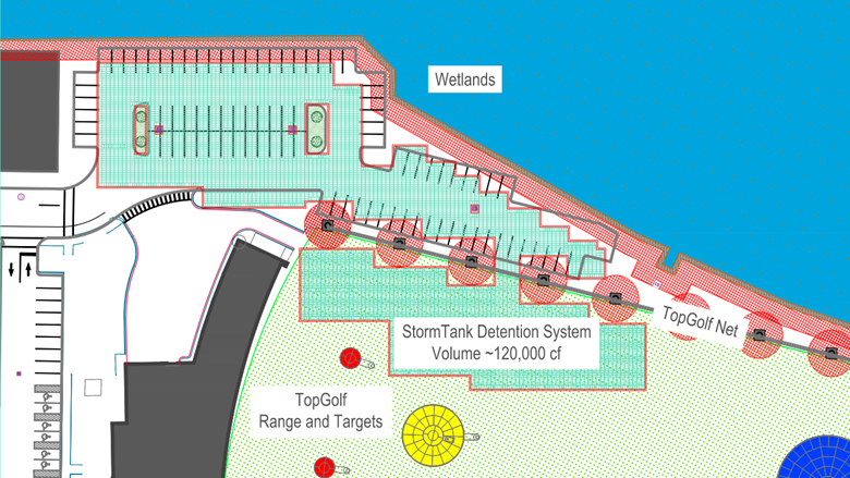 Topgolf Charleston StormTank layout - StormTank